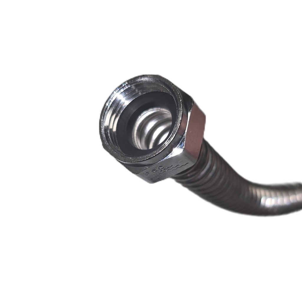 3/4" (20mm) 316 Stainless Ripple Tube Hose Connector With Flat Faced ...